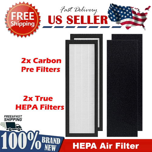 2 Pack True HEPA Air Purifier Replacement Filter B for PureGuardian ...