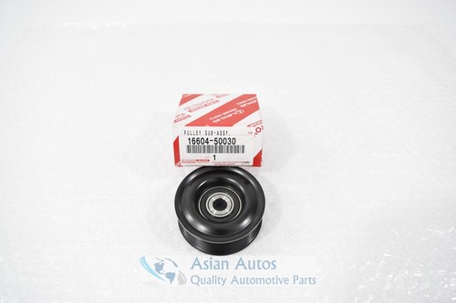 TOYOTA LEXUS GENUINE DRIVE BELT TENSIONER IDLER PULLEY 16604-50030 / ...