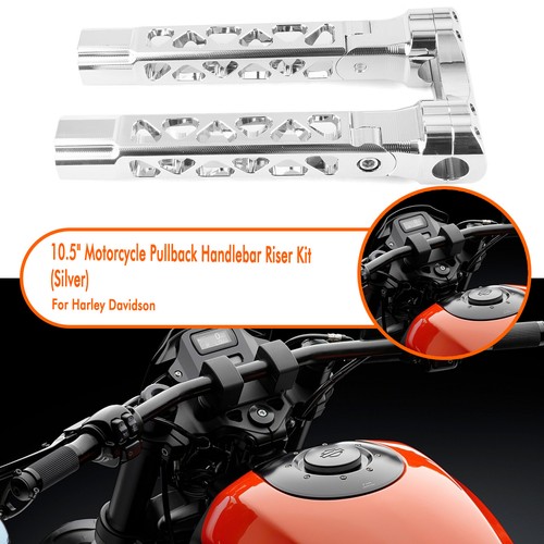 10.5" Front Pullback Handlebar Riser Kit Part For Harley Davidson Dyna ...