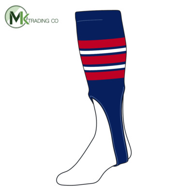 TCK Baseball Stirrups Large (300F, 9in) Dk Royal, Red, White | eBay