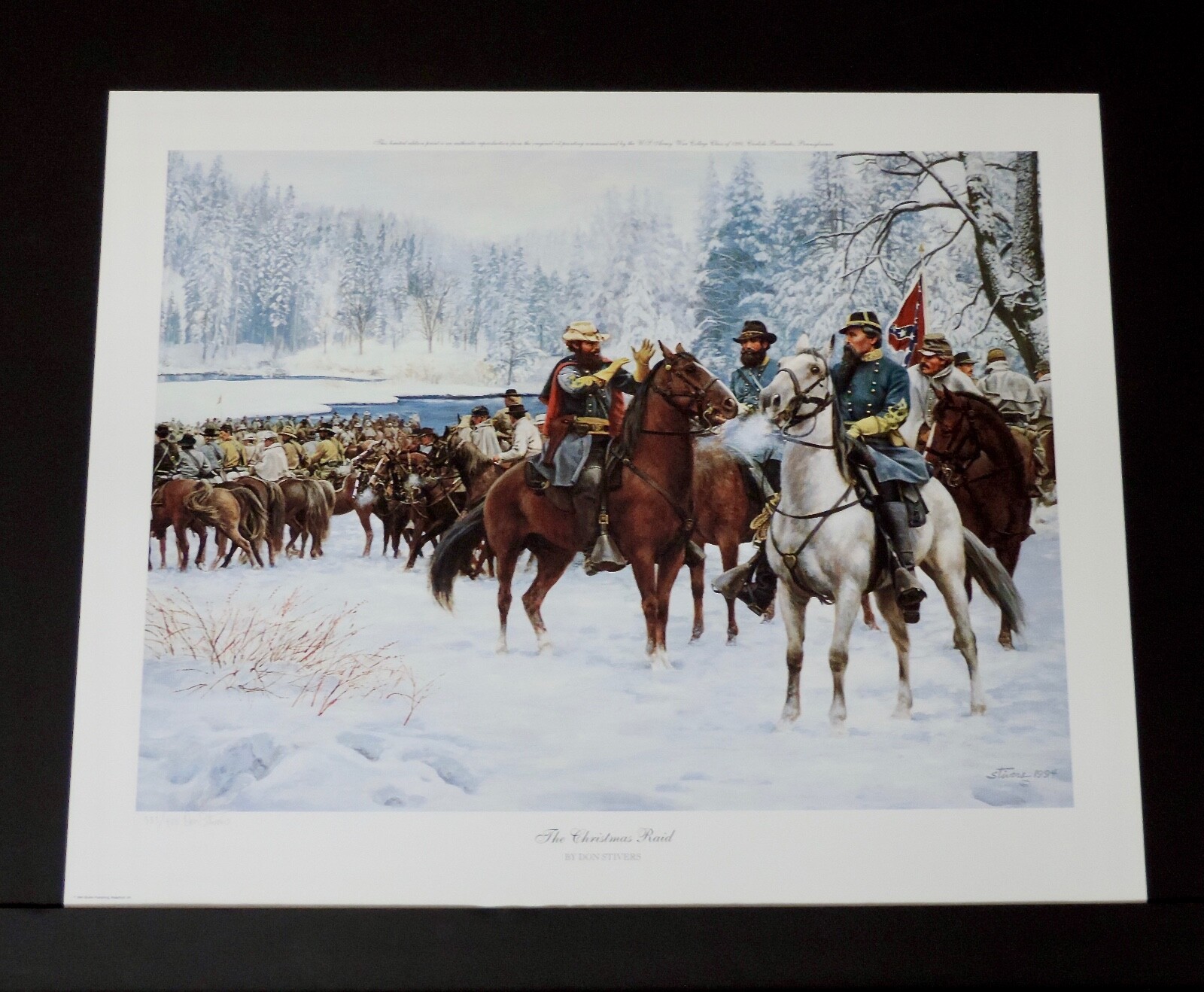Don Stivers - Christmas Raid - Collectible Civil War Print - UNFRAMED ...