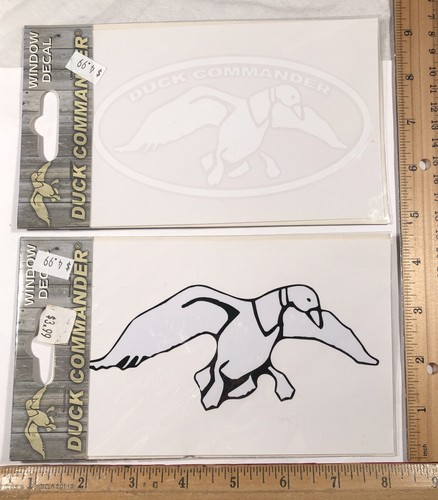 Lot Of 2 Duck Commander Dynasty Logo Window Decal Stickers Hunting NOS ...