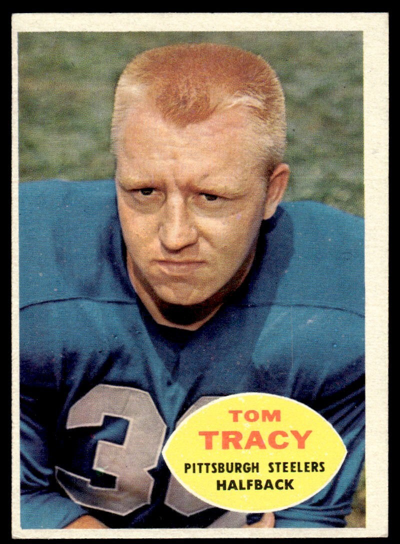 1960 Topps Tom Tracy * Pittsburgh Steelers #95 | eBay