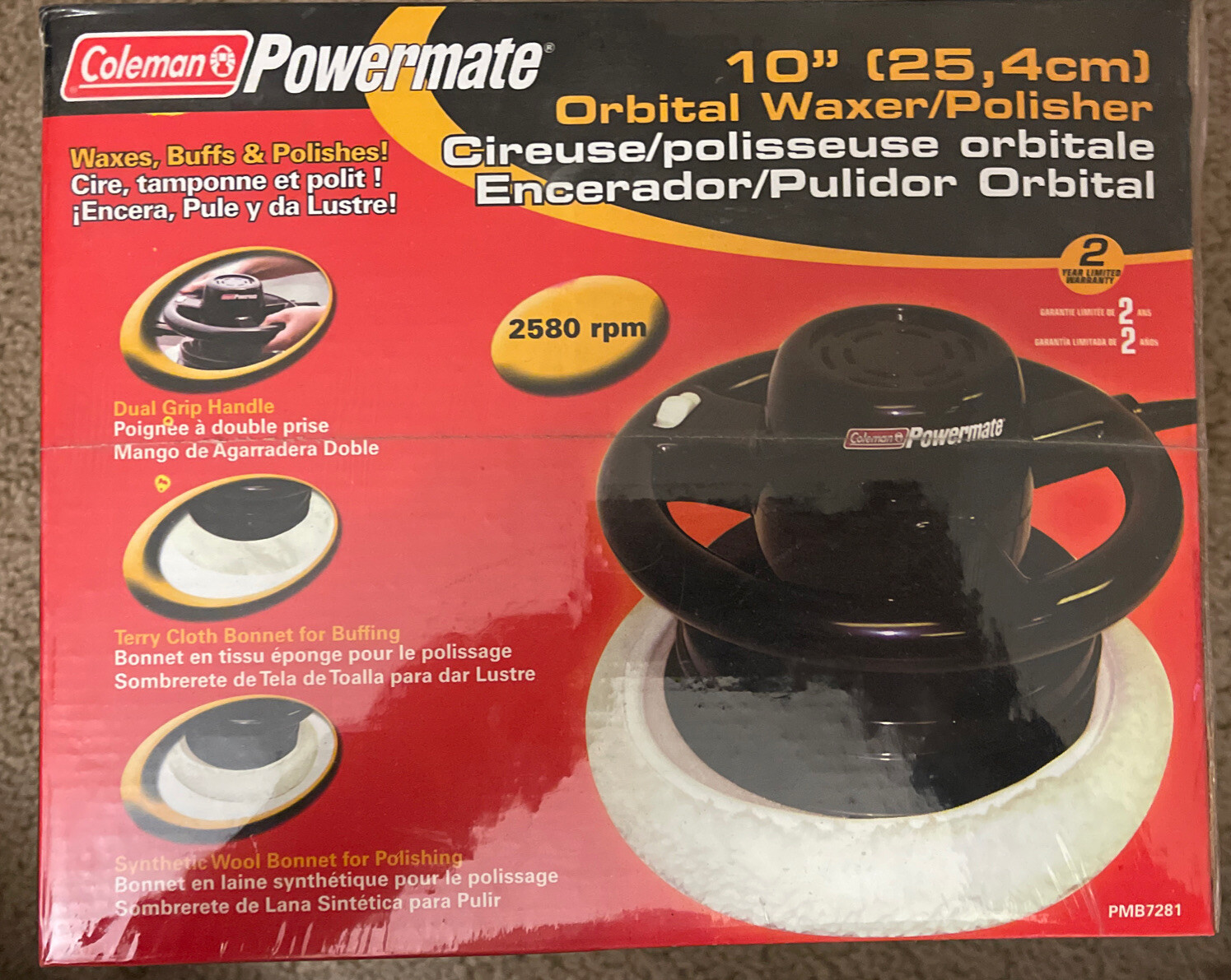 Coleman Powermate Random Orbital 10 Inch Car Buffer for sale online | eBay