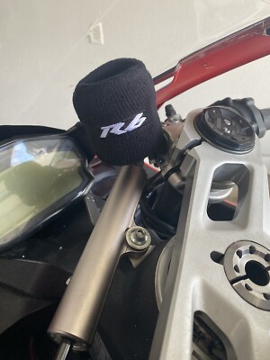 1x New Black Clutch Brake Reservoir Yamaha Racing Motorcycle Sock Cover ...