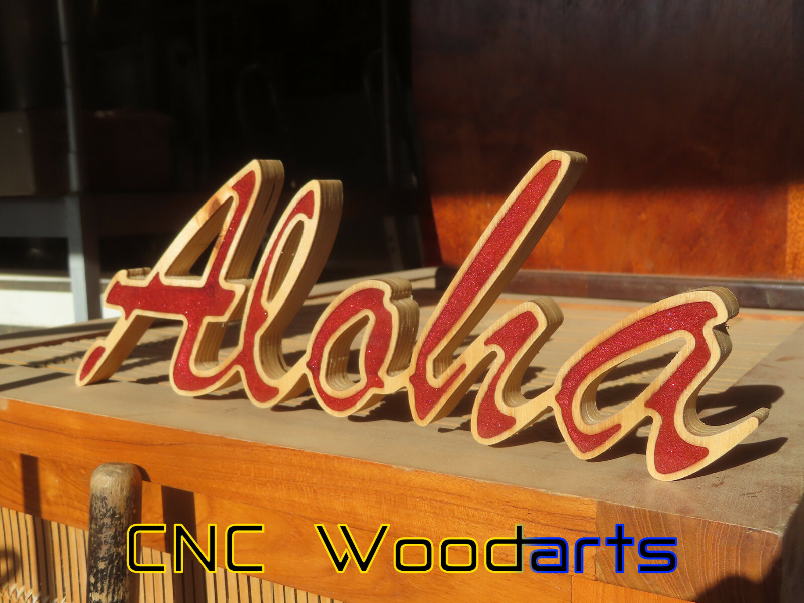 Aloha Wooden Sign