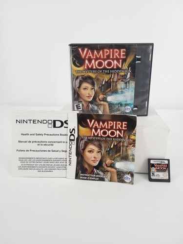 NINTENDO DS Vampire Moon: Mystery of Hidden Sun With Original Insert ...