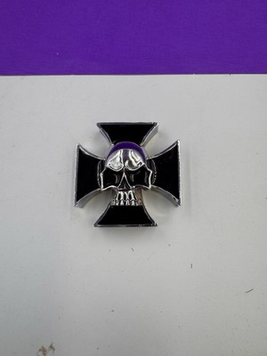 German Iron Cross Live To Ride Skull Medal Desk Paperweight | eBay