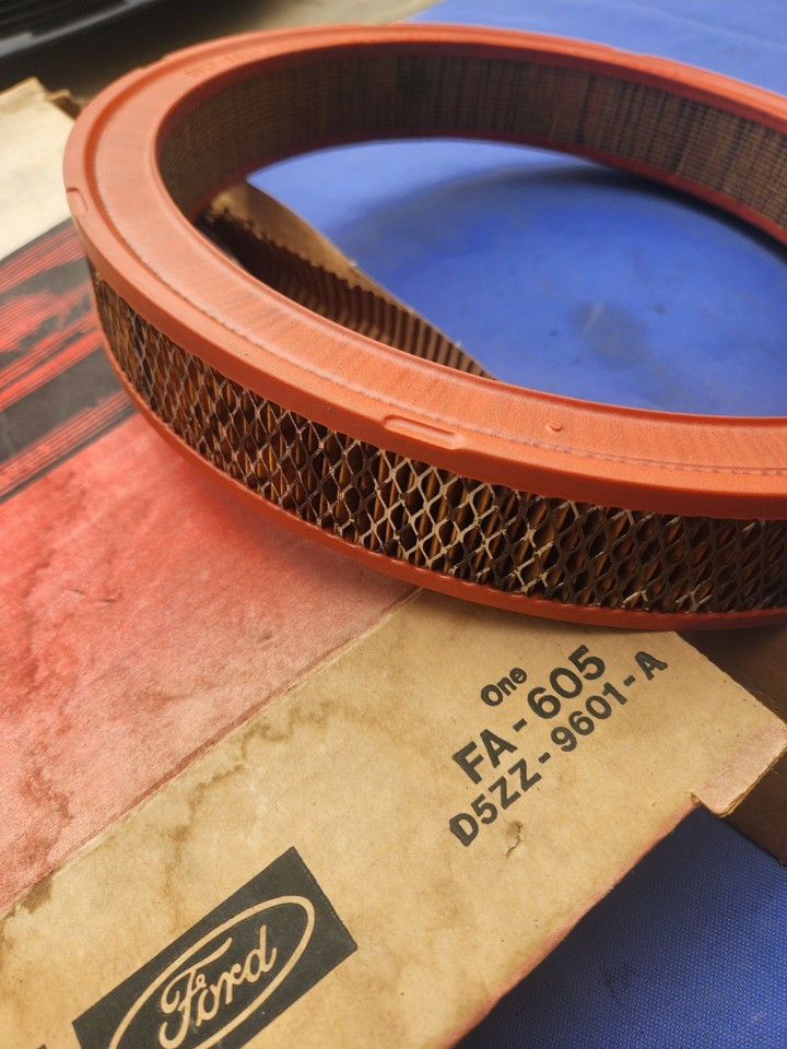1964-1968 Ford Mustang Cougar NOS 289 302 AIR CLEANER FILTER Galaxie ...