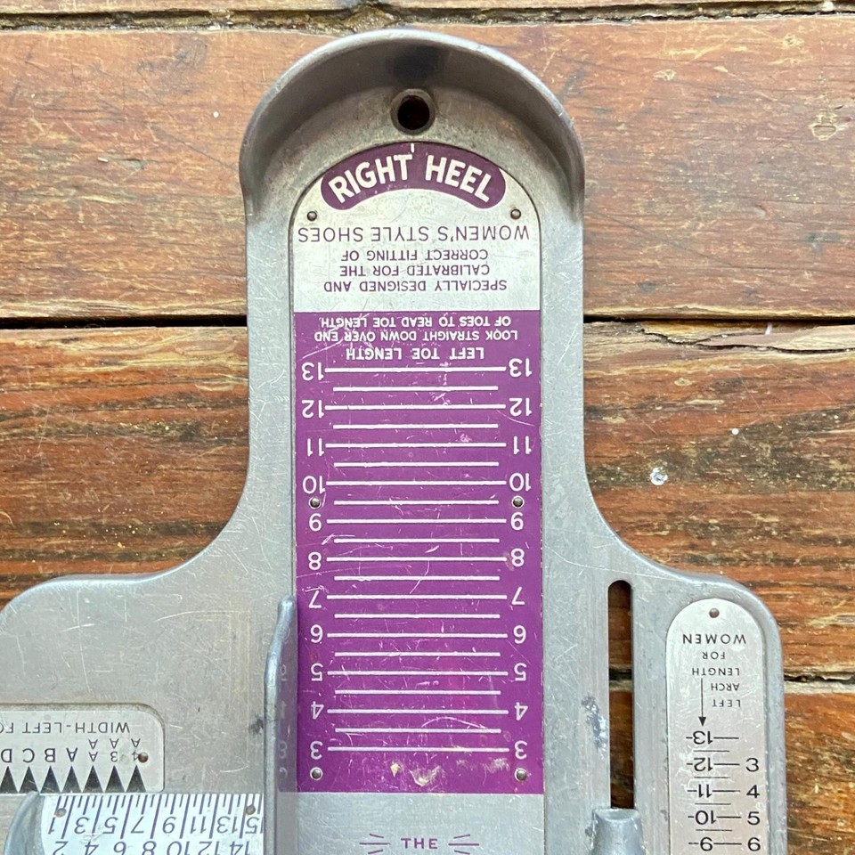 Genuine Brannock Device Women's Shoe Sizer Width Arch Foot Measurement ...
