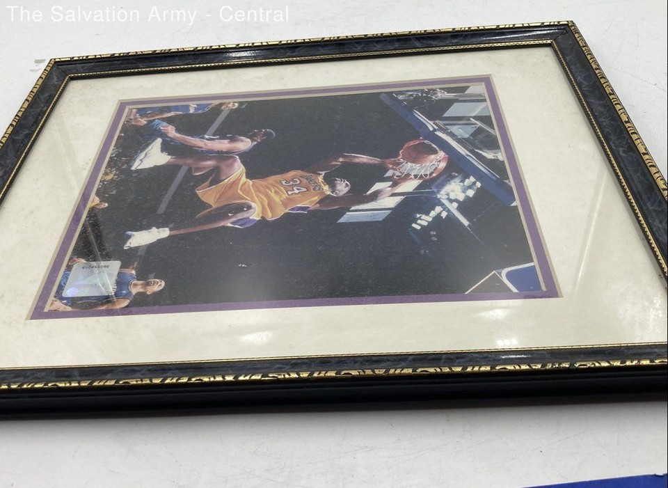Multicolor Wooden Los Angeles Lakers 34 Basketball-NBA Photo Frame | eBay