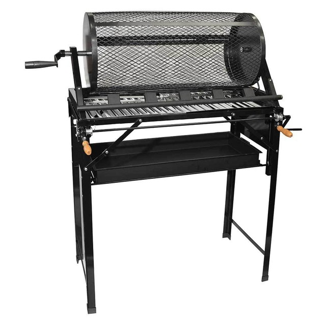 5 Burner Hatch Rotating Chili Roaster Portable BBQ Stand & Regulator CR ...