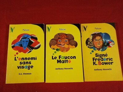 LOT de 3 Livres jeunesse Policier - Hachette Romans Vert aventure ...
