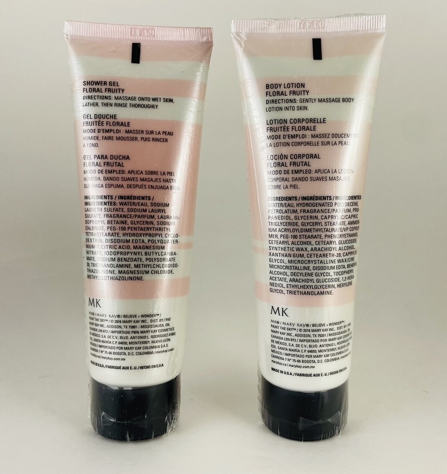 Mary Kay Paint the Sky Body Lotion & Shower Gel, 4 Fl. Oz. Each, New ...