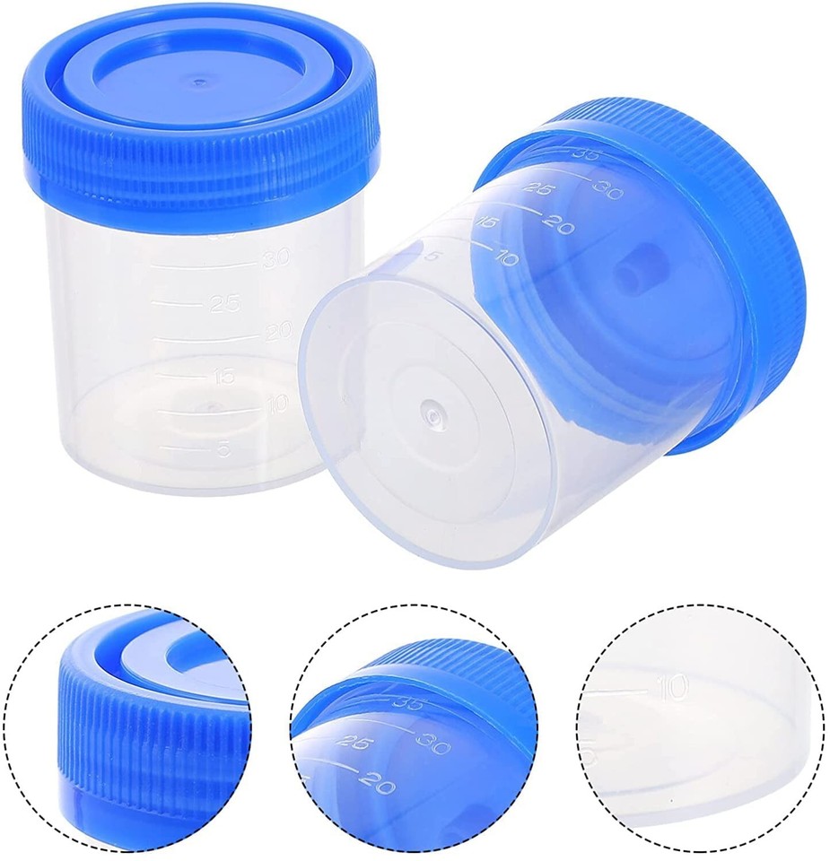 Plastic Urine Container (50 ml) -Sterilized | eBay