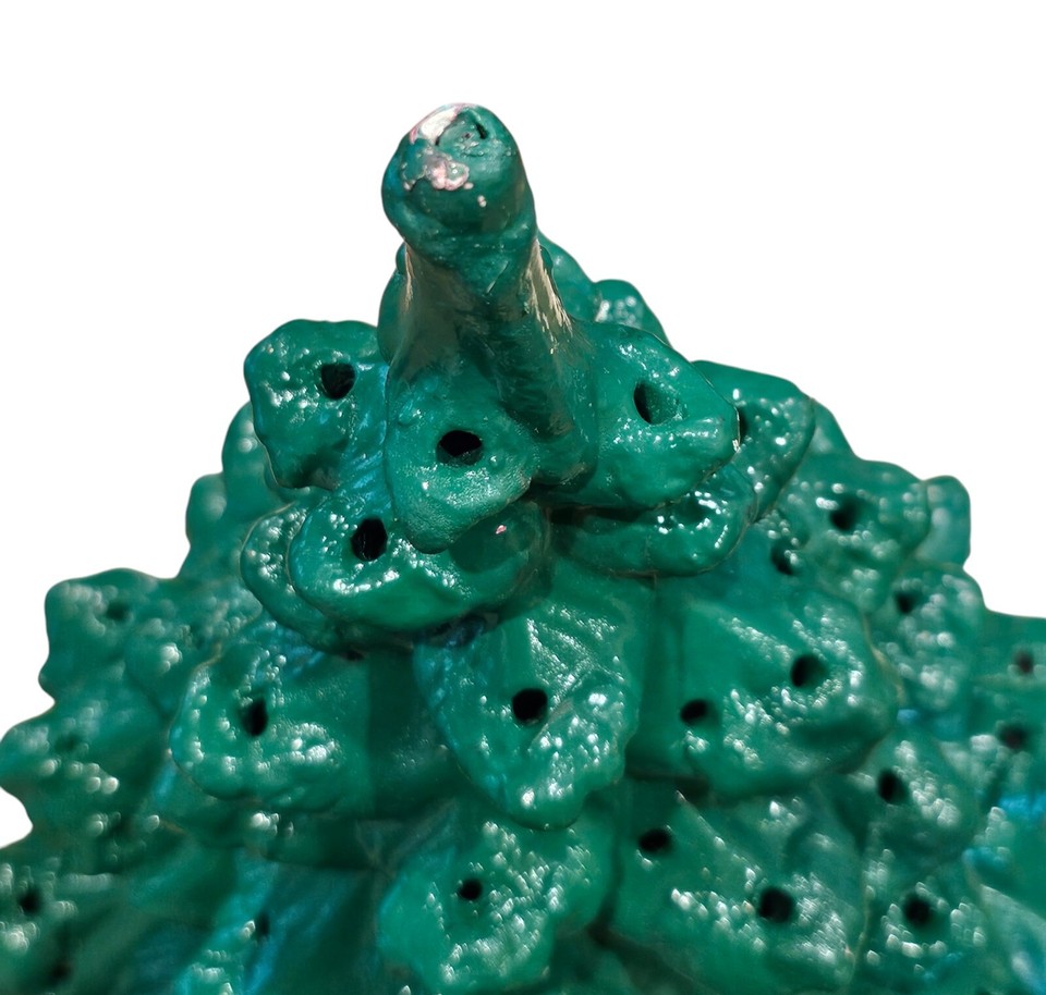 Vintage Atlantic Mold Large Ceramic Lighted Christmas Tree 1960's Works ...