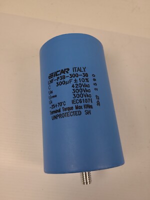 ICAR LNF-P3B-300-30 300UF +OR- 10% UN420V DC 300VAC CAPACITOR | eBay