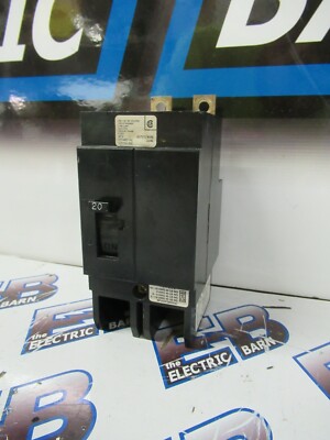 Westinghouse GHB2020 Circuit Breaker 20 Amp 480 Volt 2 Pole Bolt On ...