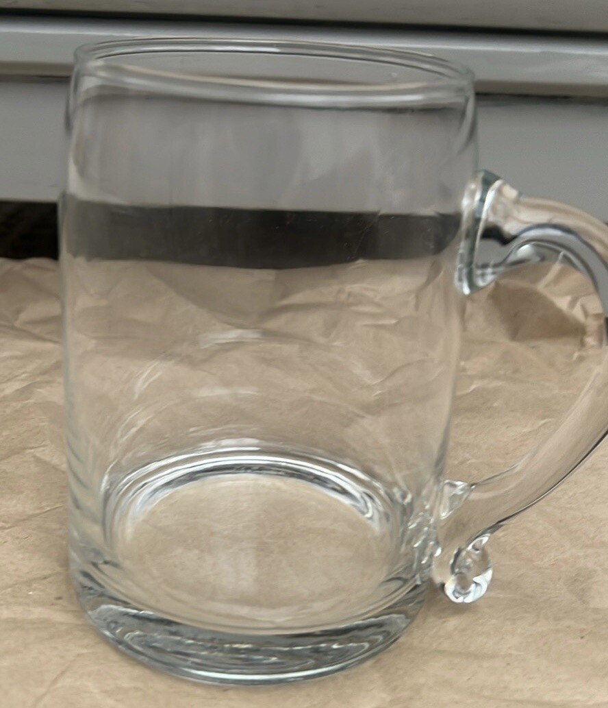 Vintage Applied Handle Glass Mug Collection Of 3 | eBay