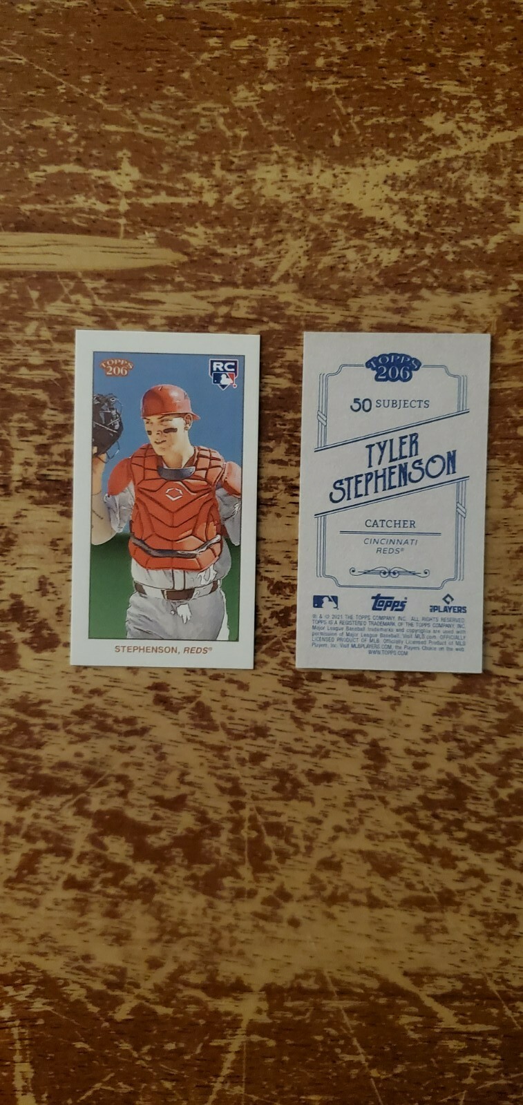 2021 Topps T206 Tyler Stephenson [RC] Cincinnati Reds (Wave 8) | eBay
