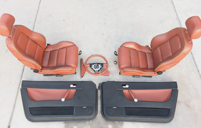 Audi TT MK1 Roadster Brown Baseball Leather Seats Door Panels Full ...