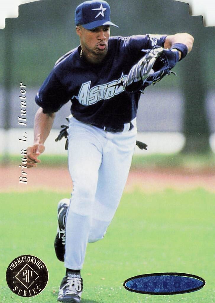 Brian L. Hunter Die-Cut Championship Series Upper Deck 1995 Baseball ...