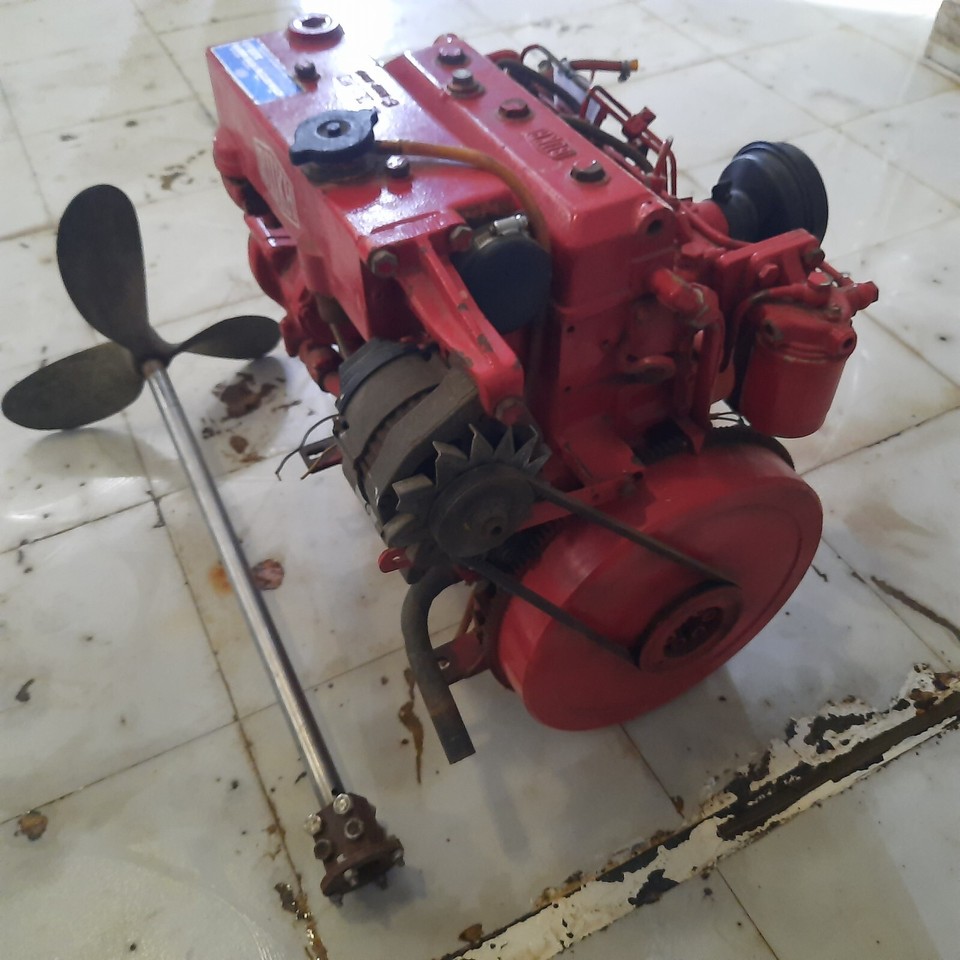 Bukh DV36 RME inboard marine diesel engine from lifeboat Used - ship by ...