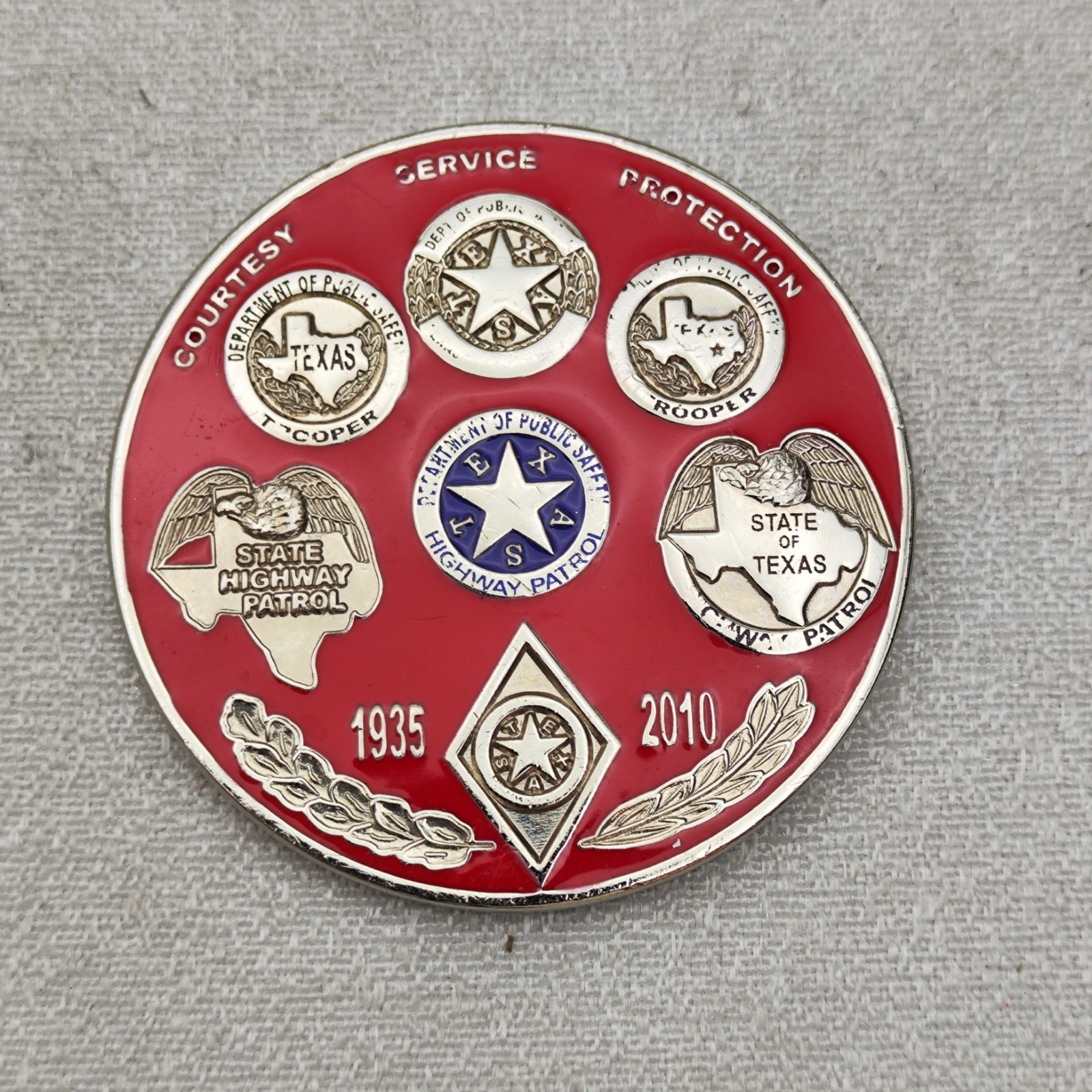 Department of Public Safety Texas Highway Patrol Challenge Coin | eBay