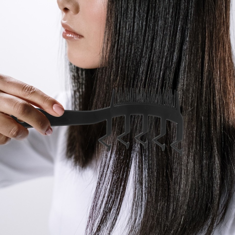 Z Shape Hair Comb Wide Tooth Detangler for Salon and Home Use | eBay ...