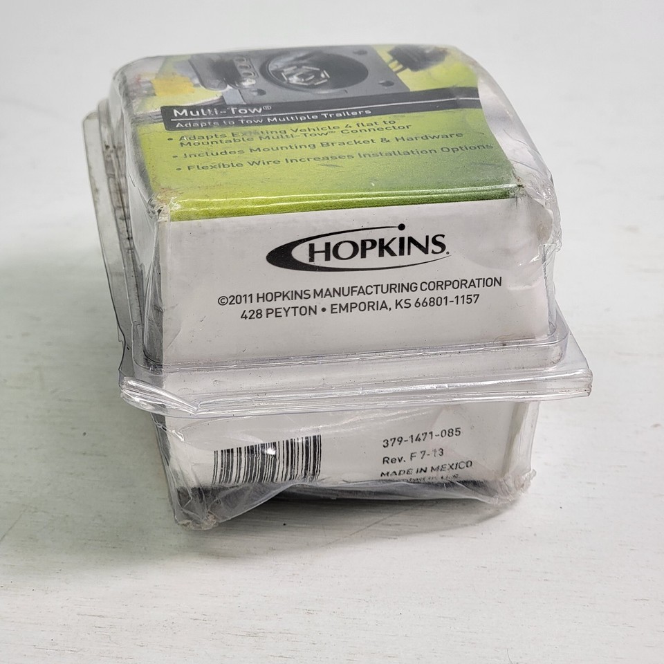 Hopkins Towing Solutions 47185 Multi-Tow 4 Flat to 7 Blade and 4 Flat ...