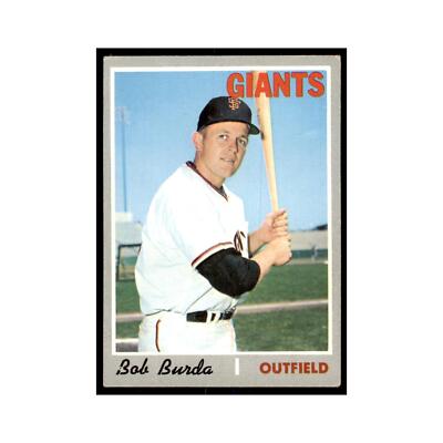 1970 Topps Bob Burda Baseball Cards #357 | eBay