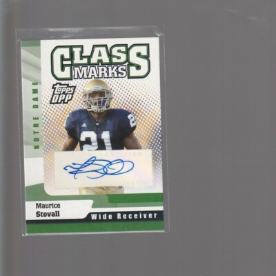 2006 Draft Picks Prospects (DPP) Class Marks Maurice Stovall RC AUTO ...