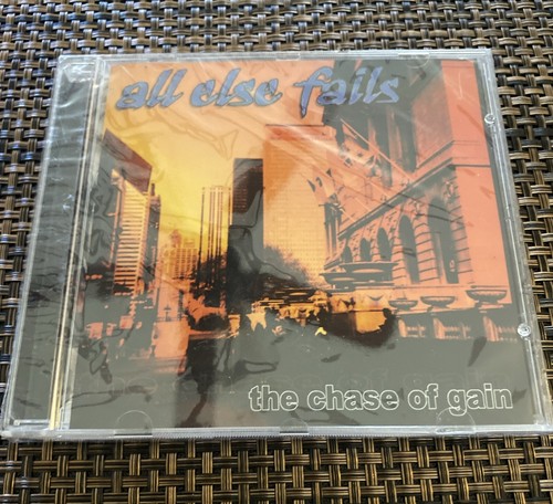 CD by ALL ELSE FAILS "THE CHASE OF GAIN" (2000) NOVOCAINE RECORDS See ...