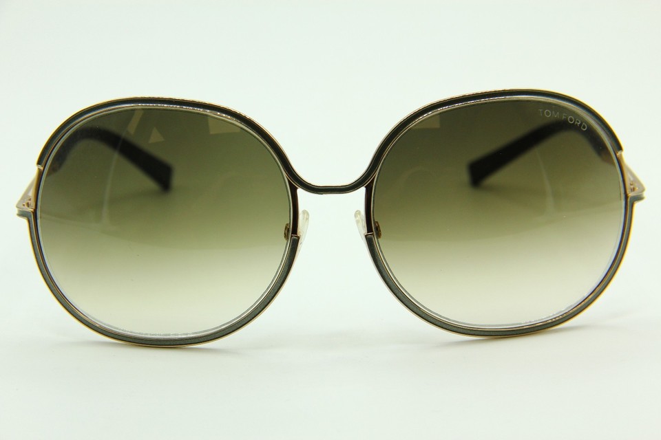 TOM FORD TF 118 28P ALEXANDRA GOLD GRADIENT AUTHENTIC SUNGLASSES 59-16W ...