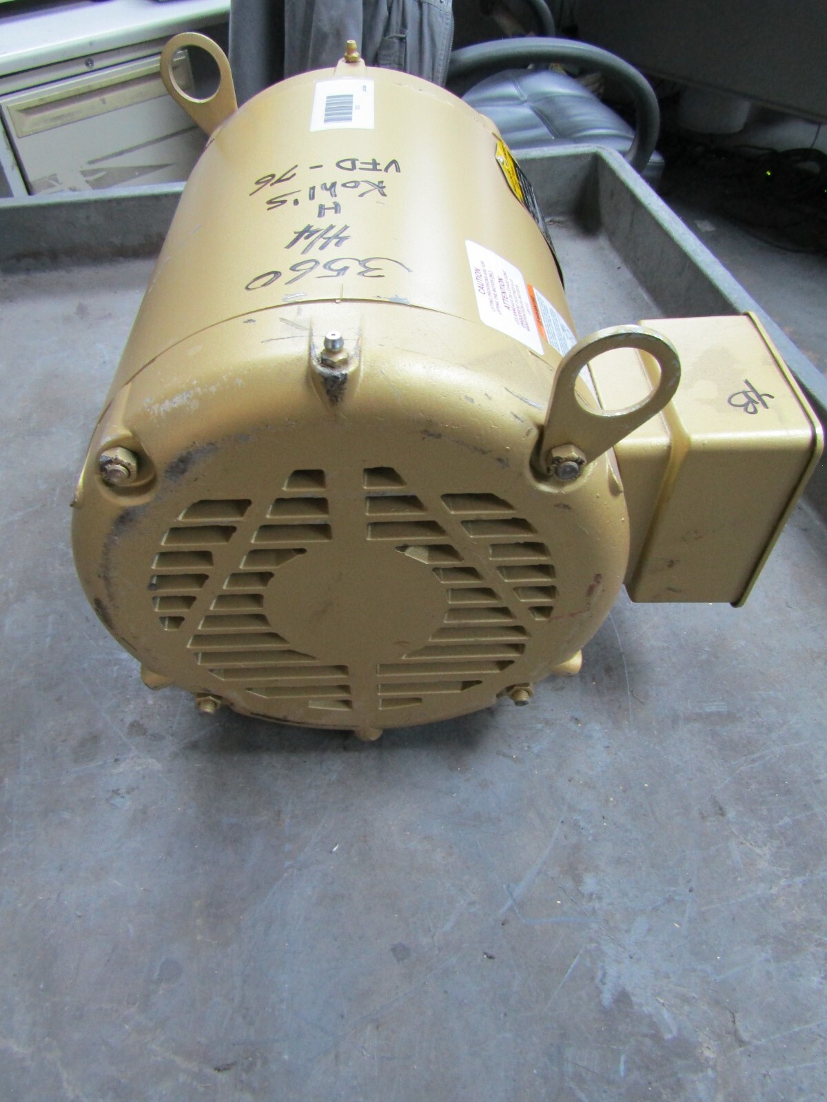 😎 BALDOR 7.5/5 HP ELECTRIC AC MOTOR 230/460 VAC 213T FRAME 1770/1470 ...