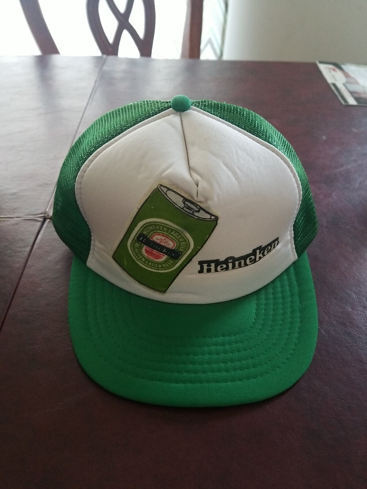 Vintage Heineken Lager Beer Trucker Hat Snapback Men'… - Gem