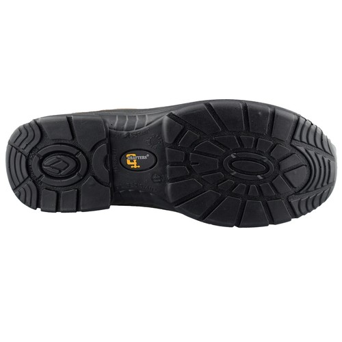 Mens Leather EEEE Wide Fit Safety Steel Toe Cap Work Chelsea Boots ...