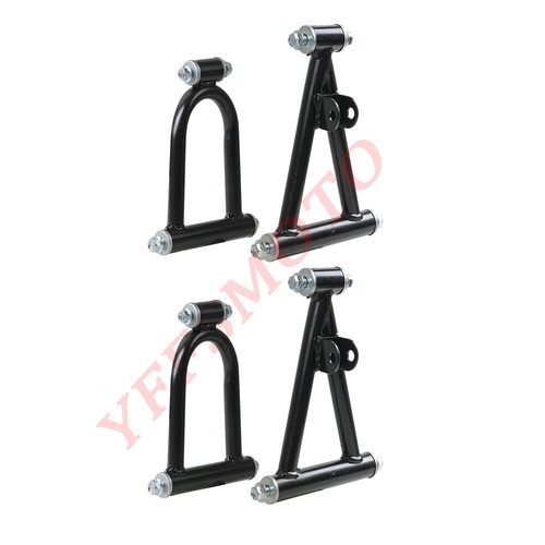 Go Kart Suspension Shock Upper +Lower Swing Arm Kit Four Wheeler ATV ...
