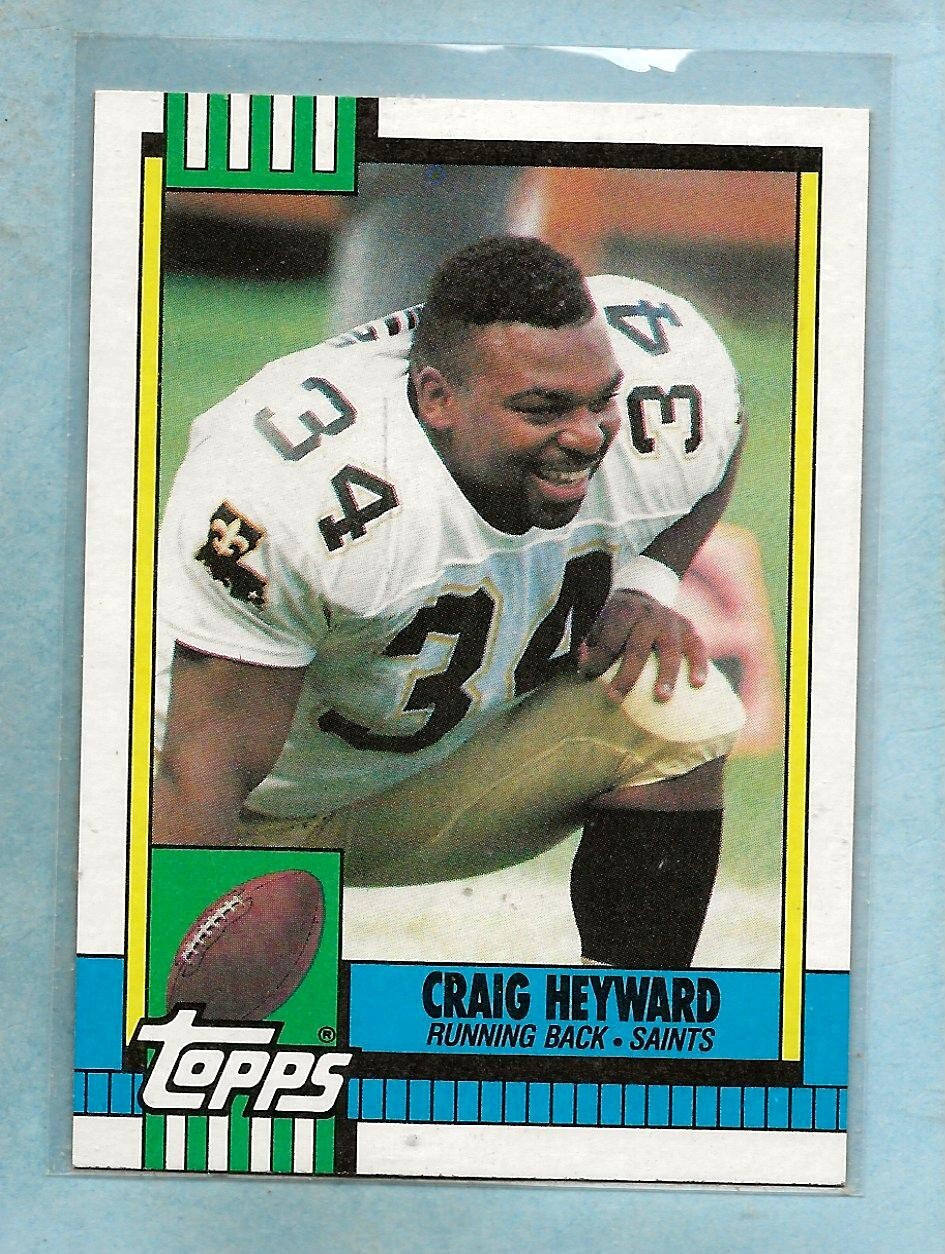 CRAIG HEYWARD - 1990 Topps - #243 - Saints - Comb. Shipping | eBay