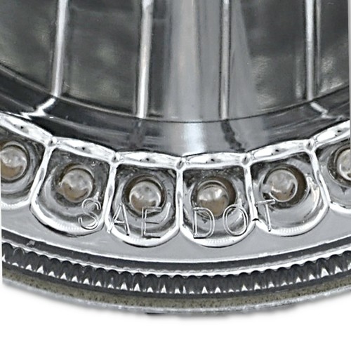 7" Halogen Blue Split LED Halo Ring Angel Eye Headlight Headlamp Light ...