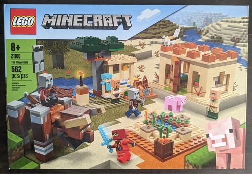 LEGO Minecraft: The Illager Raid (21160) 673419319041 | eBay