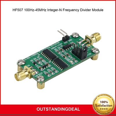 HF507 100Hz-45MHz Integer-N Frequency Divider Module Divide By 10 100 ...