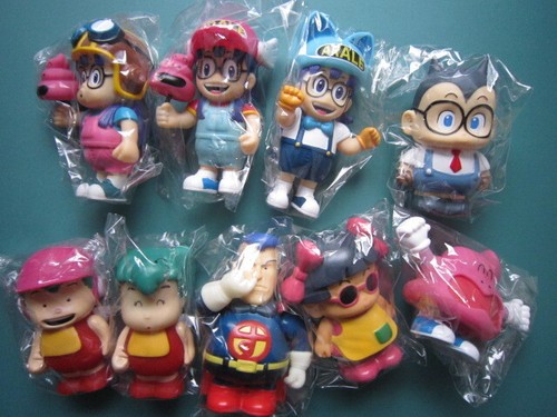 Rare Dr. Slump Arale chan All 9 Types Sofvi Figure Gatchan Unchikun Suppaman Sar | eBay