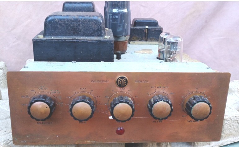 PYE HF25 Audio Mono Amplifier Vintage Tube Valve UK British Made HEAVY ...