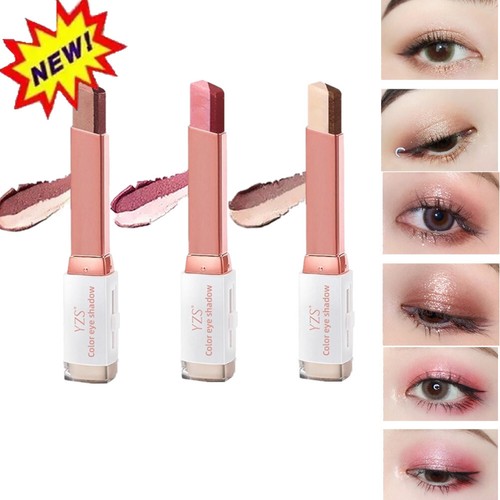 Gradient Double Colour Eyeshadow Stick Two Tone Eye Shadow Cosmetics x ...