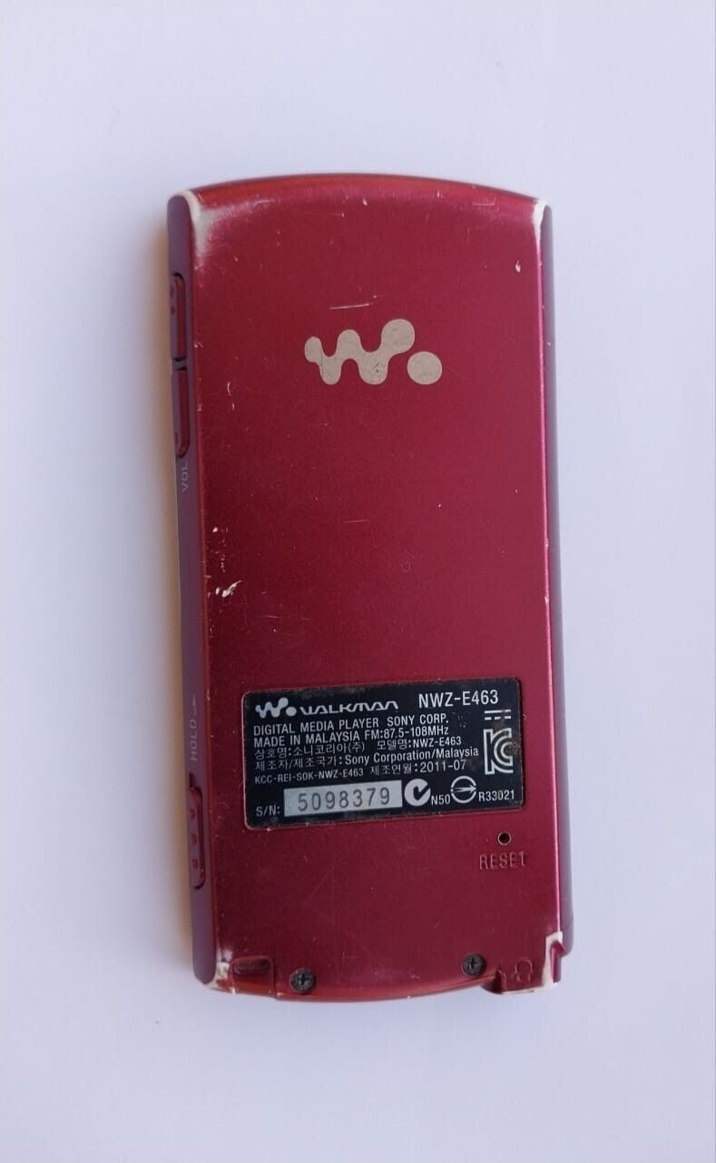 Sony NWZ-E463 E-Serie 4 GB Walkman Kompakter tragbarer roter MP3-Player und... | eBay