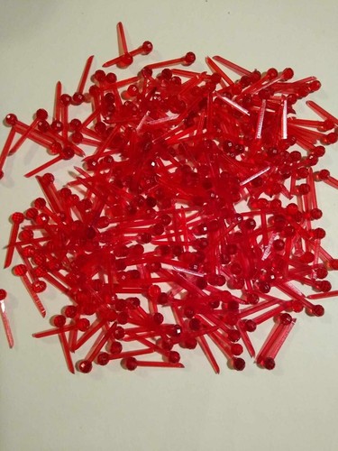 Vintage Dark Red Round Small 5mm Globe Pin Lights Bulbs Ceramic ...