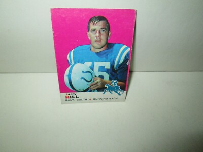 JERRY HILL 1969 VINTAGE CARD Topps #94 Rookie Rc Wyoming Baltimore ...