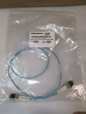 CABLExpress BOEING 3FT LC/LC 50/125 AQUA OM4 RISER CABLE CXJ04Z-LCM-LCM ...