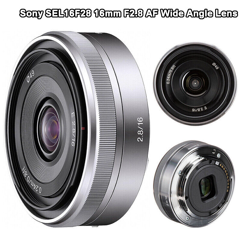 Sony SEL16F28 16mm F2.8 AF Wide Angle Lens f/Sony E-mount Sony SEL16F28 16mm F2.8 AF Wide Angle Lens f/Sony E-mount